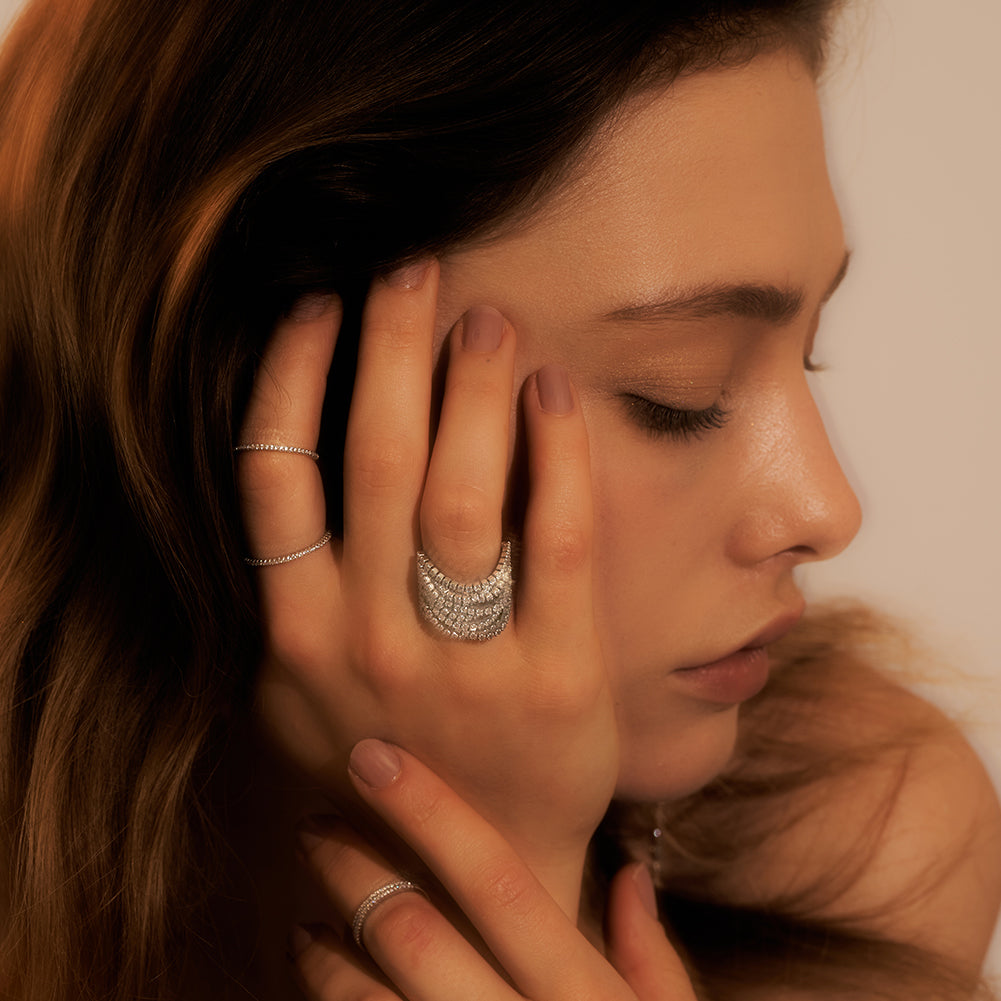 Multi-Layered Diamond Ring – It Is Mint